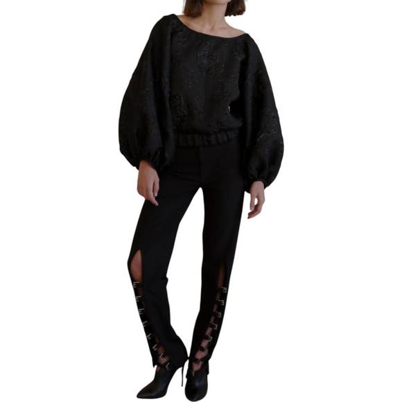 Arianne | Tops | New Arianne Elmy Good Luck Top In Black | Poshmark